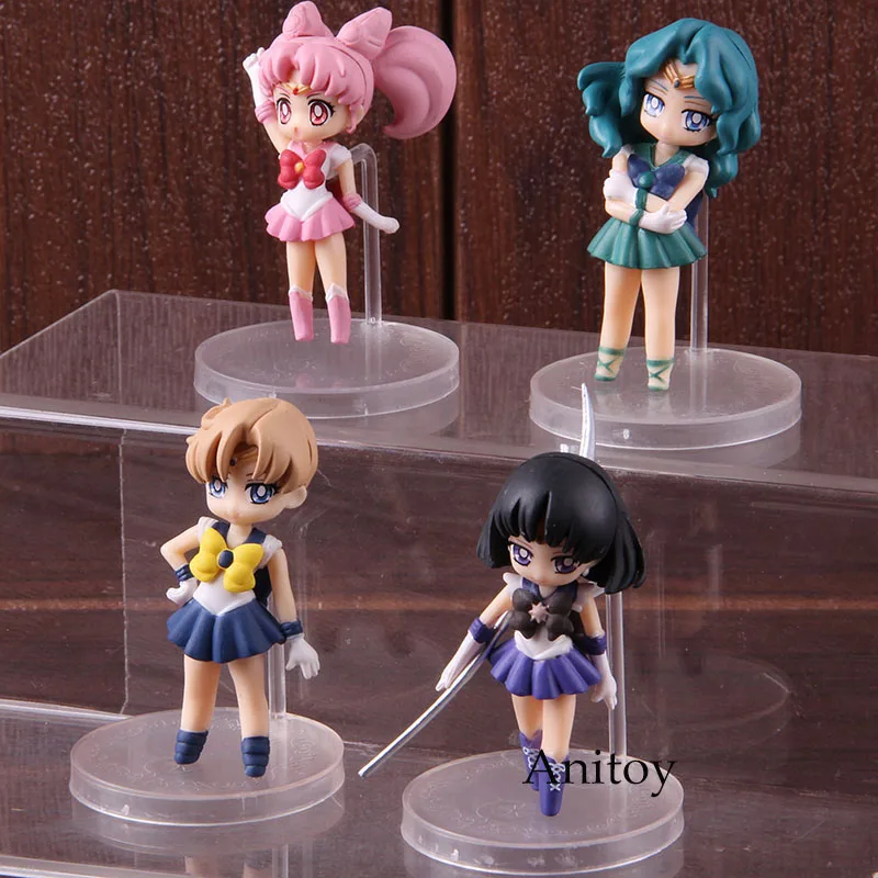 Pretty Guardian Sailor Moon Sailor Uranus Saturn Neptune Chibi Moon ...