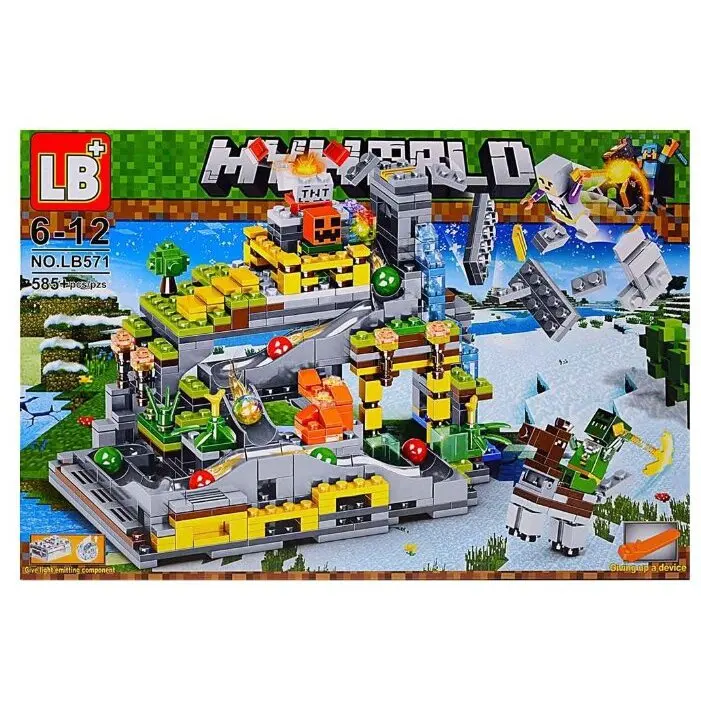 Diseñador de Minecraft lb + lb571 mi mundo "La montaña de nieve cueva ...