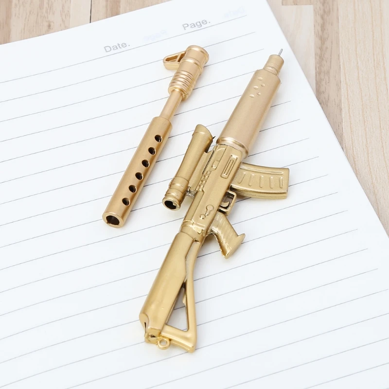 Novelty-Gel-Pen-Gun-Shape-Ballpoint-Pens-Office-School-Supply ...