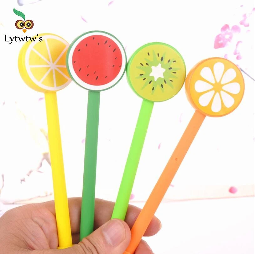 1 Piece Fruit Cute Kawaii School Office Supply Stationery Gel Pen ...