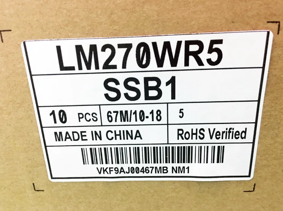 IPS 4k LCD Screen LM270WR5-SSA1 LM270WR5-SSB1 LM270WR5-SSC1 LM270WR5 ...