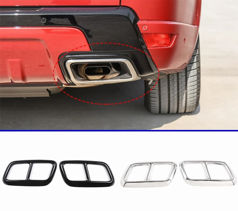 2pcs/set For Land Rover Range Rover Sport L494 2020 Stainless steel ...