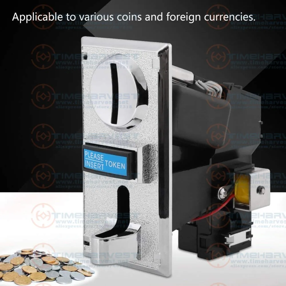 6 Kinds Different Coins Multi Coin Selector Acceptor for Arcade Video ...