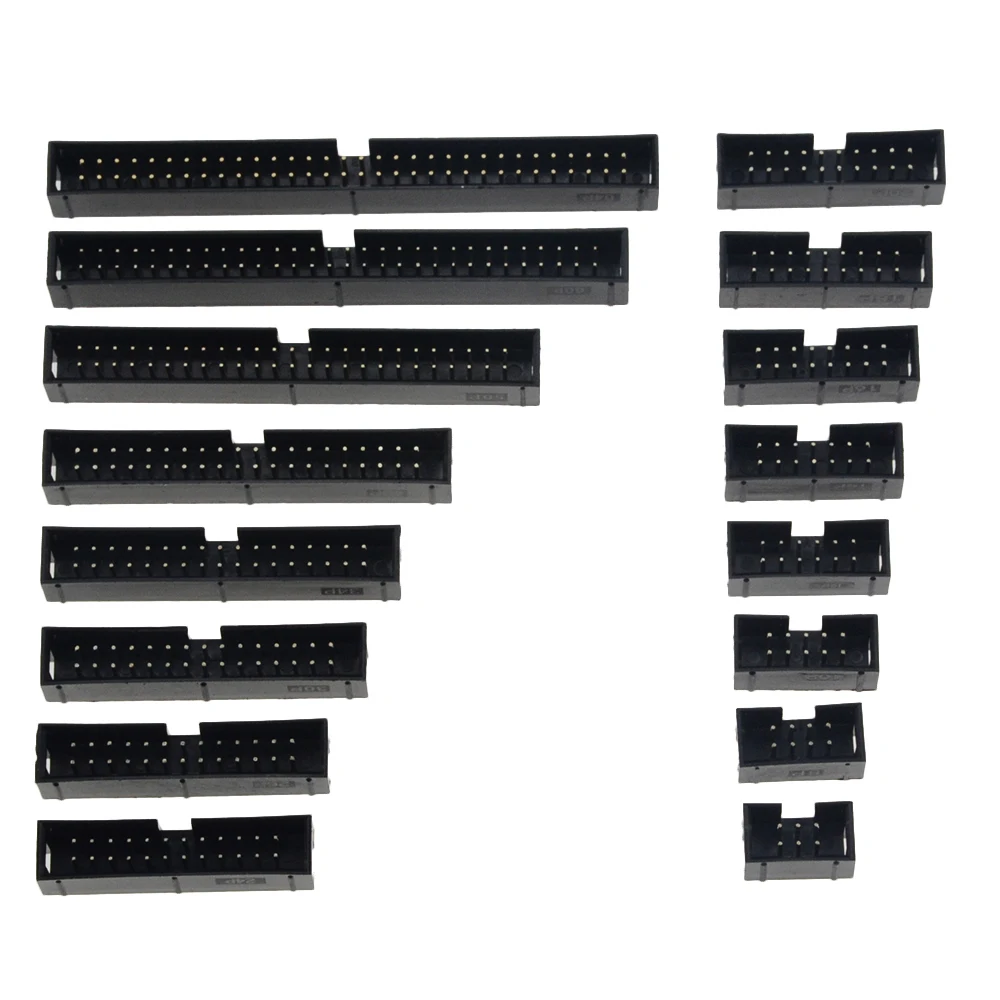 10PCS DC3 6P 8P 10P 14P 16P 20P 26P 30P 34P 40P 50P 2.54mm Socket ...