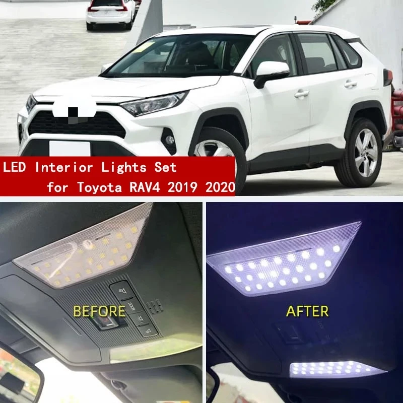 for Toyota RAV4 XA50 2019 2020 2021 RAV 4 MK5 Car Night Interior Dome ...