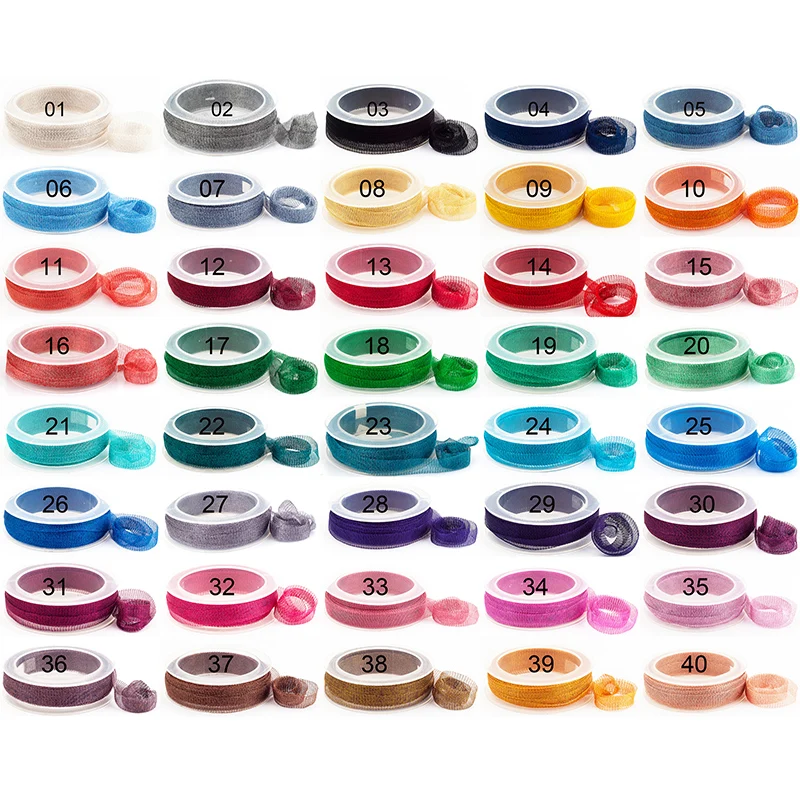 Soft-Titanium-Tubular-Mesh-Ribbon-6mm-12mm-20mm-Gold-Silver-Italian ...