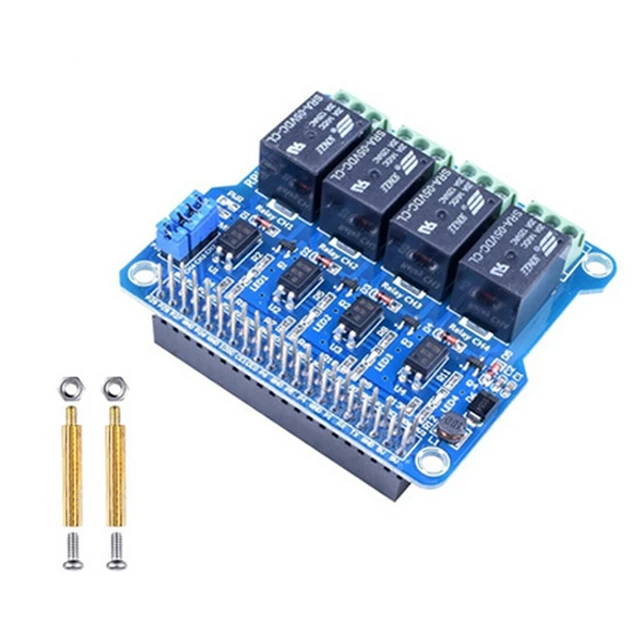 Raspberry Pi Power Relay Board Bővítő Modul Pajzs Támogatja Az Rpi A /B ...