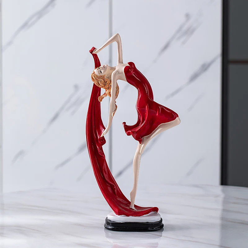 Nordic-Dancing-Lady-Sculpture-For-Living-Room-Decoration-Ornament-Resin ...