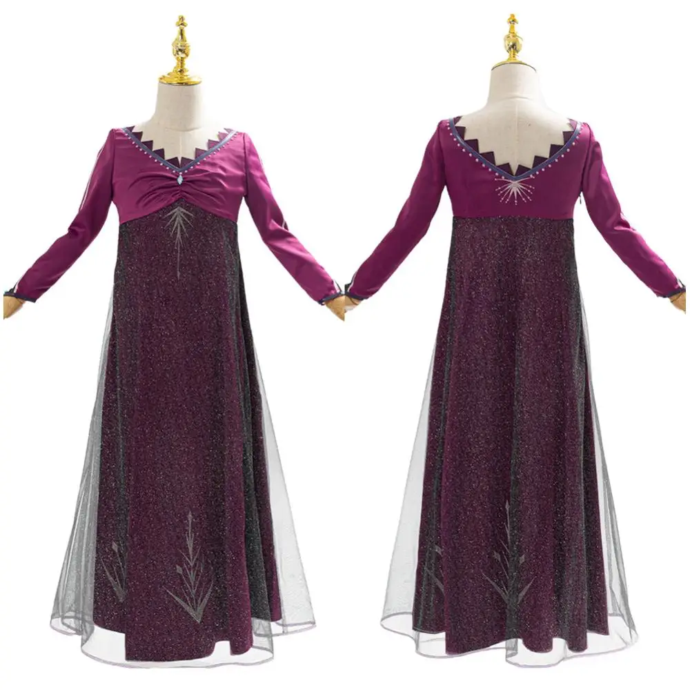 Frozen Princess Elsa Purple Cosplay Costume - AllCosplay.com