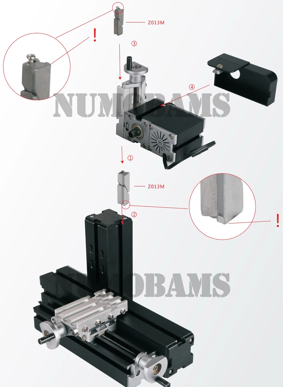 Numobams TZ20005MM Metal Milling Machine - Precision and Power in a ...