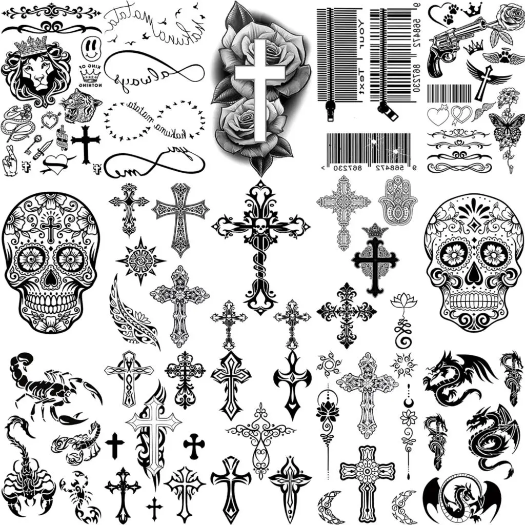 Cross Tattoo Drawings In Pencil