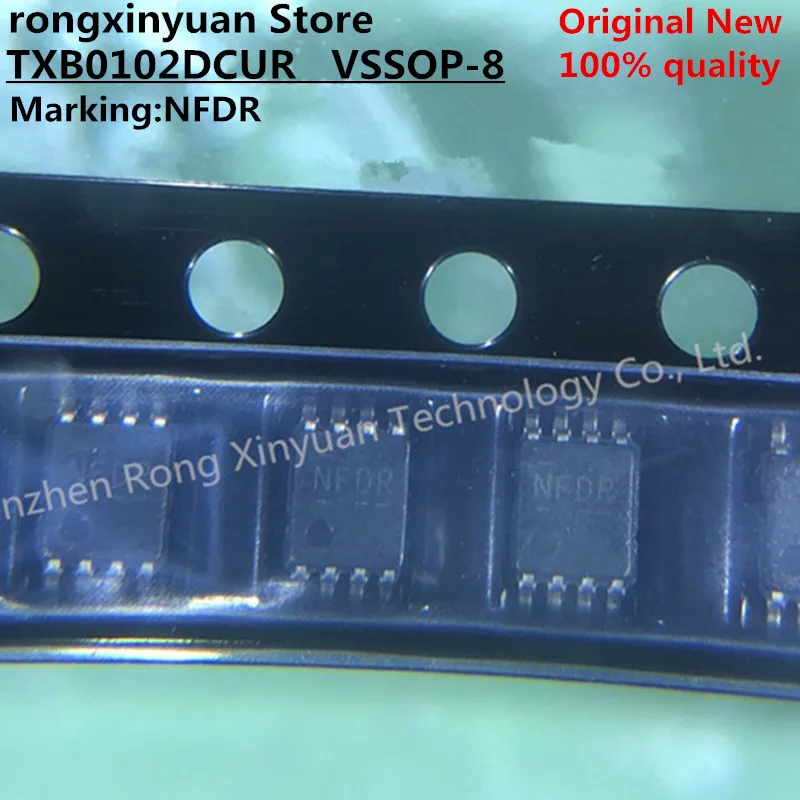 10 unids/lote TXB0102DCUR TXB0102DCUT marcado: NFDR NFD VSSOP 8 TXB0102 ...