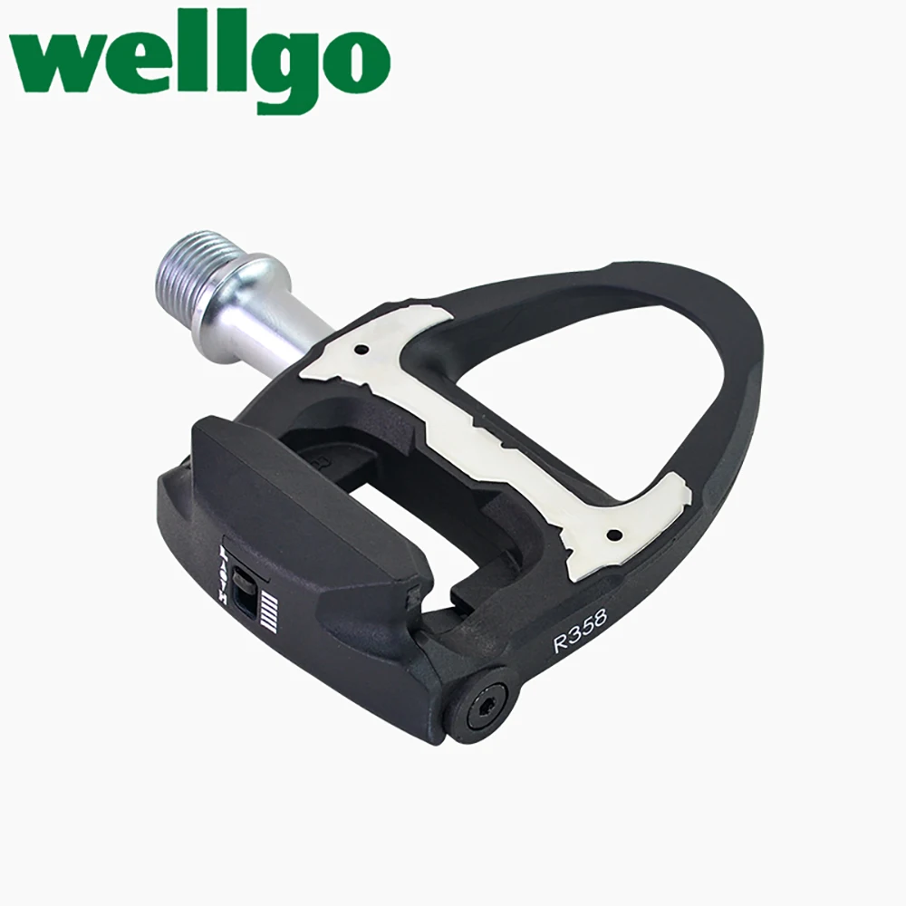 Wellgo-Carbon-Ultra-Light-Road-Bike-Pedals-Self-Locking-Pedal-With-4 ...