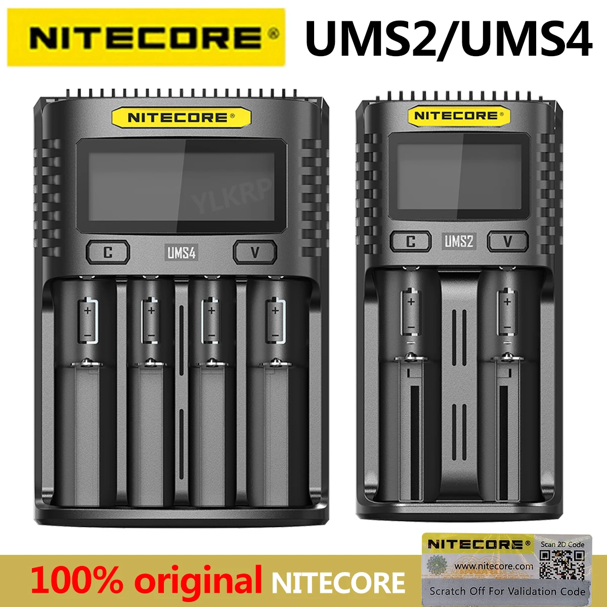 NITECORE UMS4 UMS2 Intelligent QC Fast Charging 4A Large Current Multi ...