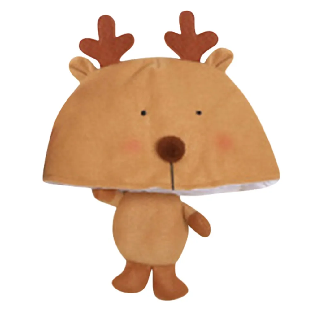 Зимняя женская Зимняя кепка, Рождественский Снеговик, олень, мультяшный ...