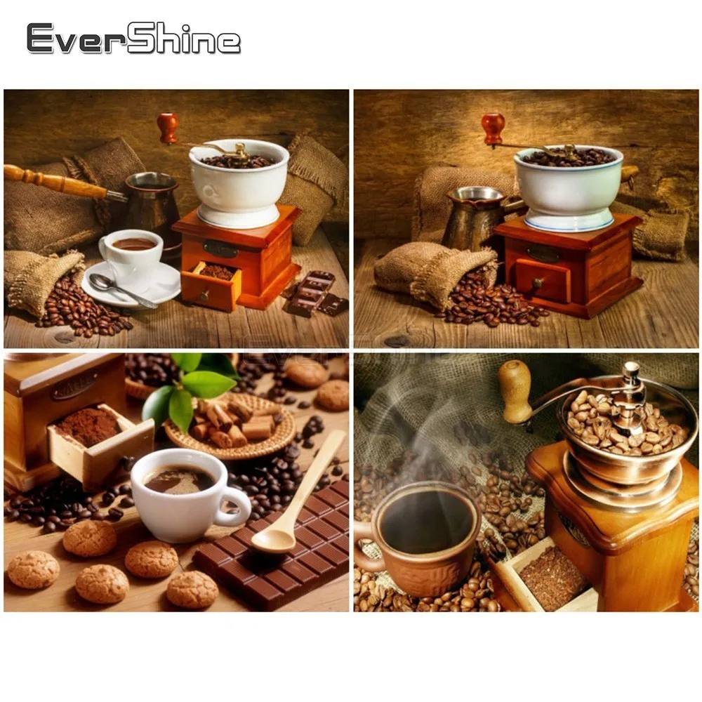 EverShine Diamond Painting Full Square Coffee Machine Diamond ...