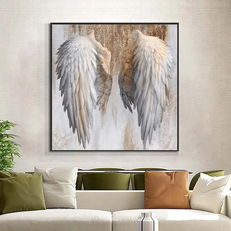Acrylic Painting Art & Collectibles White Wing Painting Original Art ...