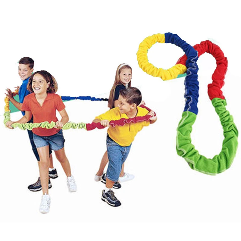 Elastic Fleece Cooperative Stretchy Band Sensory Integration Toys Group ...