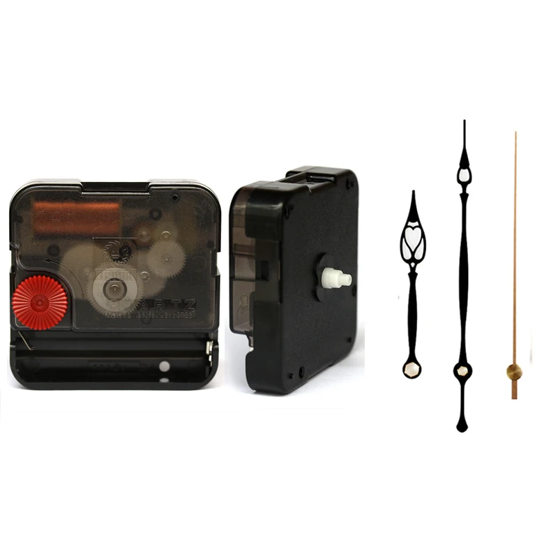 12888 Snap In Type Wall Clock Mechanism With 20# Hands Silent Plastic ...