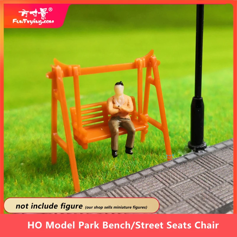 1/87 HO Scale Park Swing Bench/MINI Bench รุ่น Miniature สวนหัตถกรรม ...