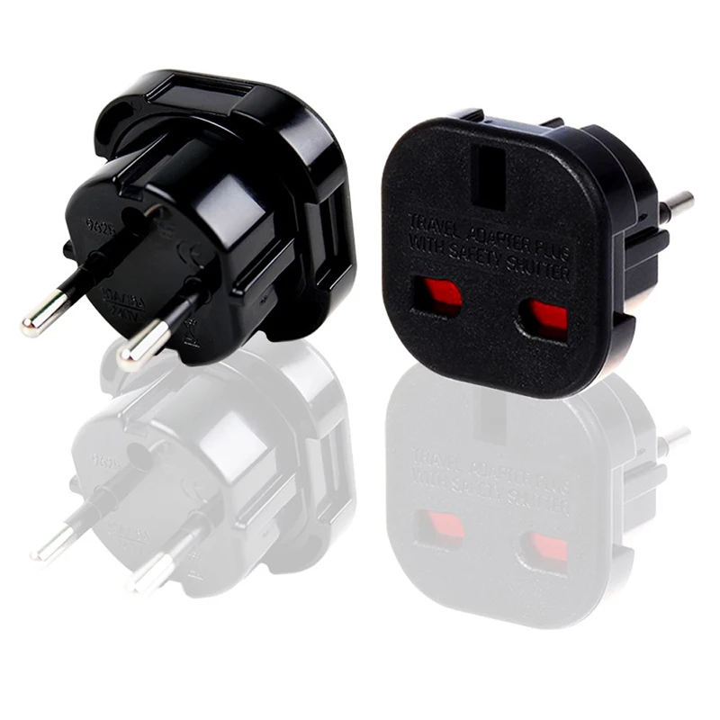 10pcs Universal CE copper US EU Uk to eu Adapter plug euro german ...
