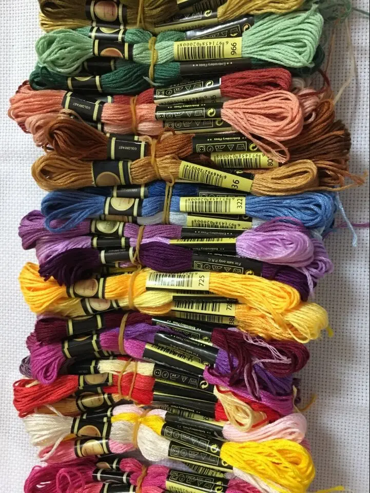 Top Cxc 10 Pieces Cross Stitch Threads / Cross Stitch Embroidery Thread ...