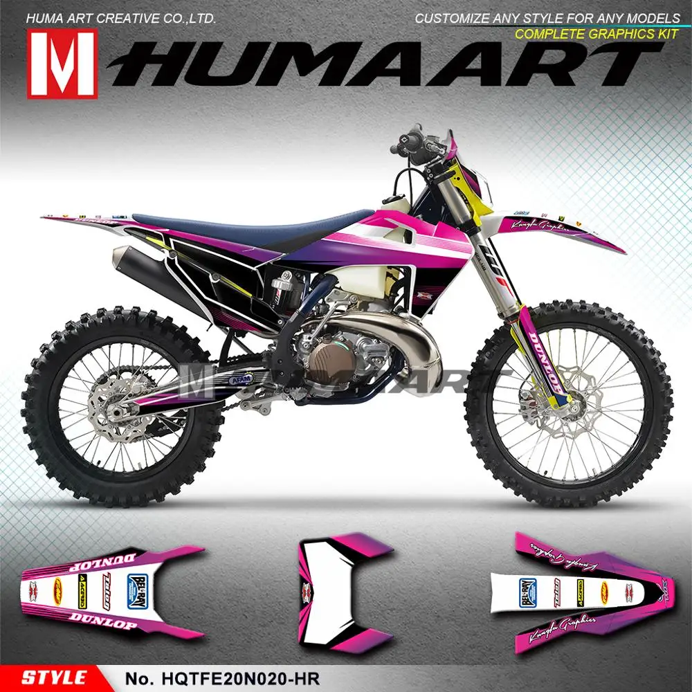 HUMAART Motorbike Racing Graphics Durable Sticker Set for TE150i TE250i ...
