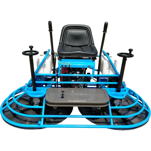 Driving Style Troweling Machine Concrete Double Disc Cement Floor ...