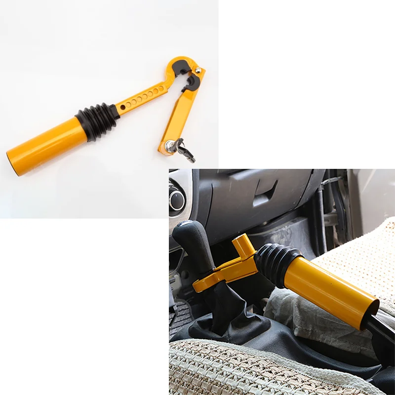 Universal Car Handbrake Shift Lock Stainless Steel Anti-theft Strong ...