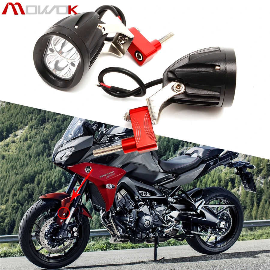 Для Yamaha TRACER 900 GT MT09 MT07 MT03 MT10 YZF-R1 R3 R6 Нижняя Вилка Крепление прожектора ...