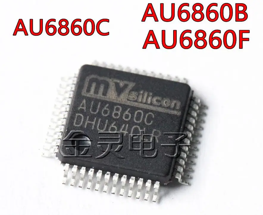 1 pçs/lote AU6860 AU6860B AU6860C AU6860F LQFP48|Circuitos integrados ...
