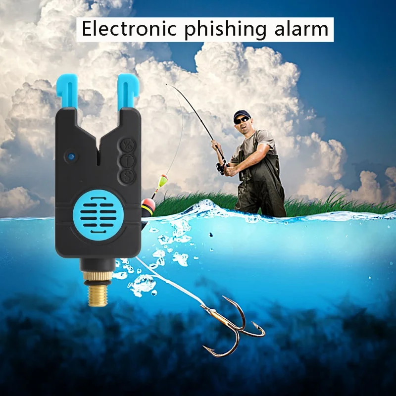 Fishing Bite Alarms Fishing Receiver Sound Alert LED Alarm Indicator ...
