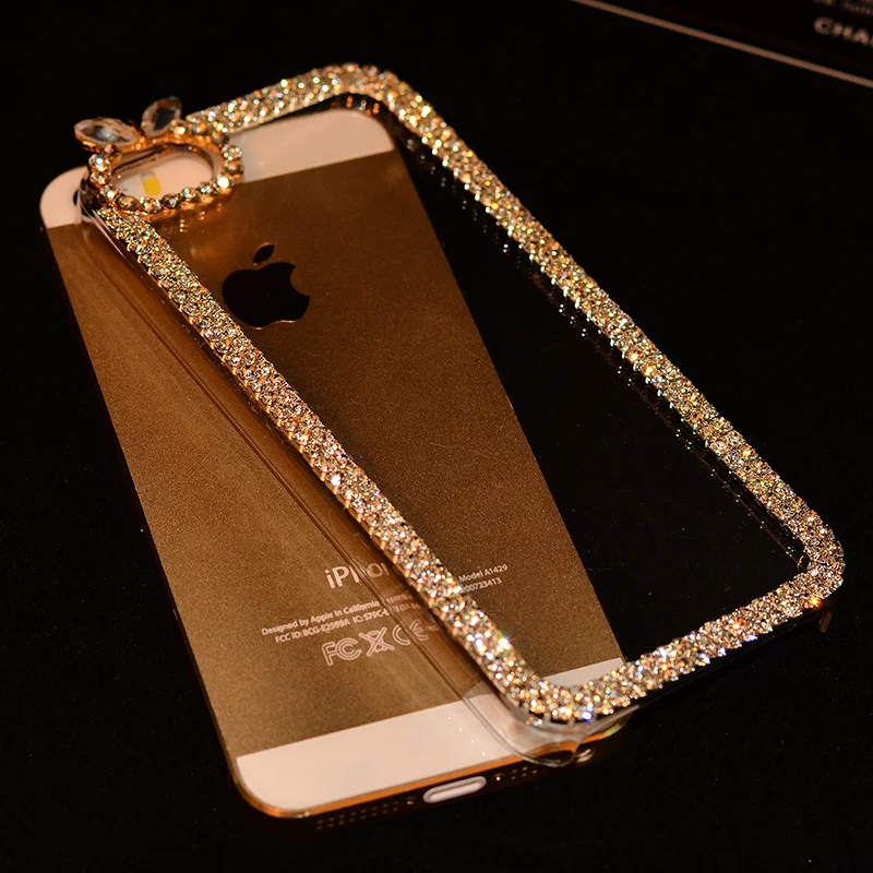 Luxury Rhinestone Diamond Bling Claw Chain Jewelry Crystal Phone Cases ...