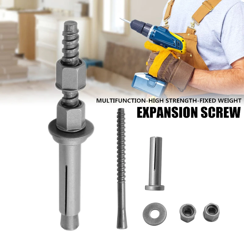 1pc High Carbon Steel Anchor Expansion Screw Expansion Anchor Bolt For ...