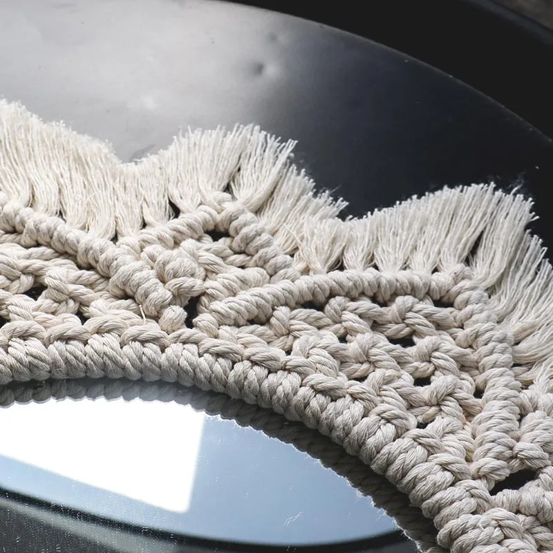 Macrame Mirror | Round Macrame