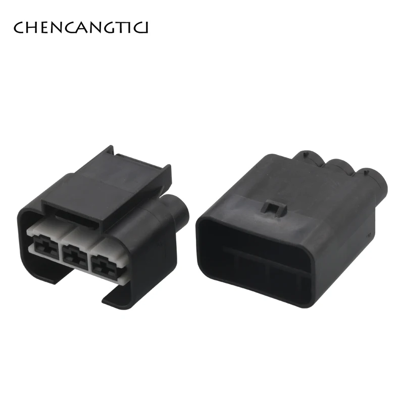 1-Set-3-Pin-Waterproof-Automotive-Connector-Wire-Radiator-Plug-Fan ...