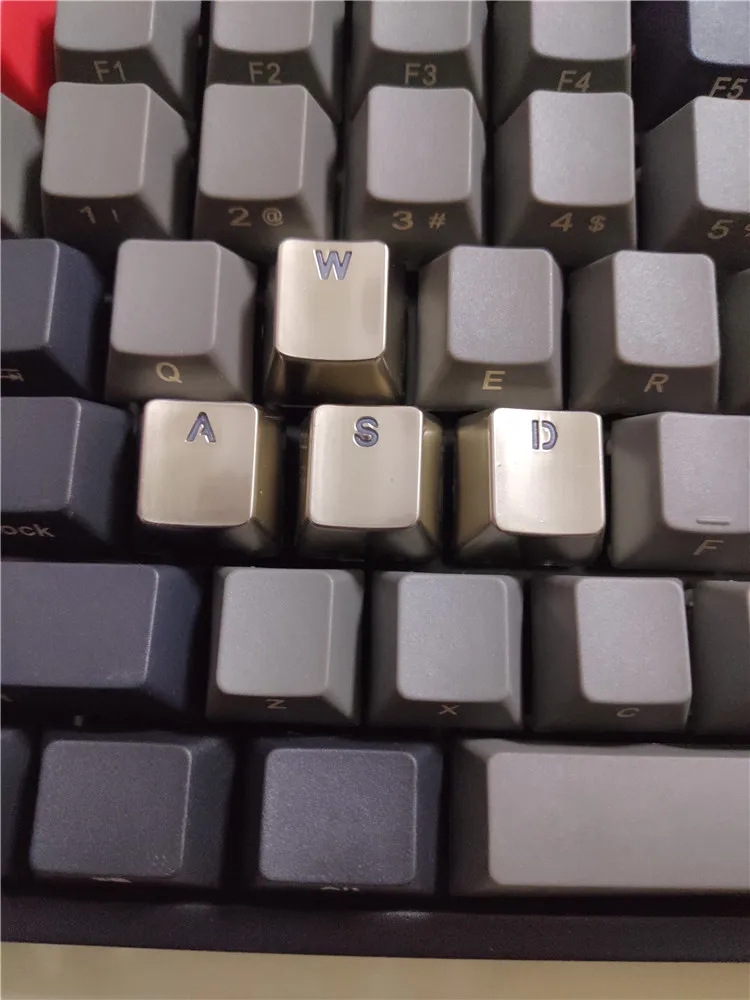 Silver Metal Arrow Keycaps Cherry Mx Oem Backlighting Keycap Direction ...