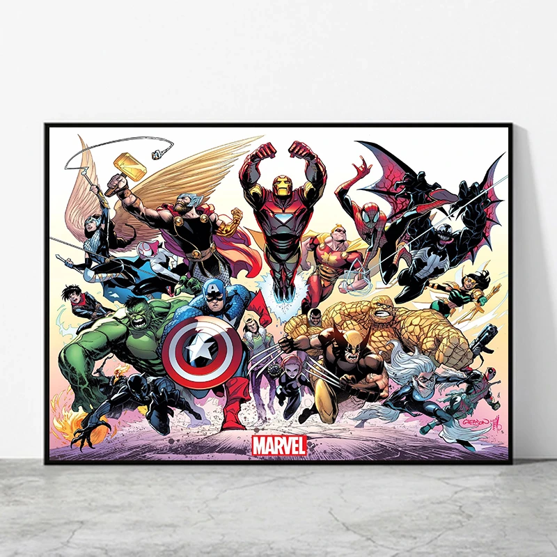 Artissimo Avengers Heroes Canvas Painting Wall Art 10 X 13 | atelier ...