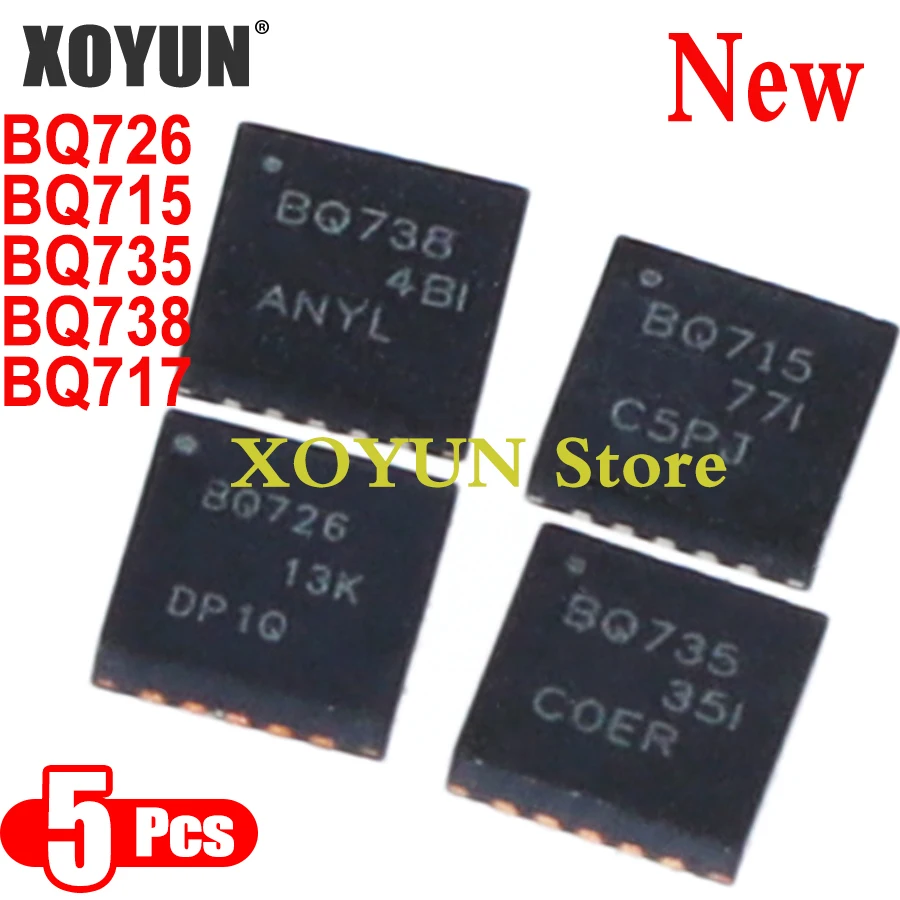 5pcs/Lot BQ726 BQ715 BQ735 BQ738 BQ717 BQ24726 BQ24715 BQ24735 BQ24738 ...