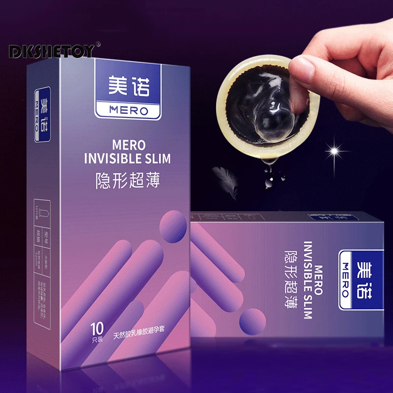 Invisible Schlank Kondome für männer Ultra dünne Latex gummi ...