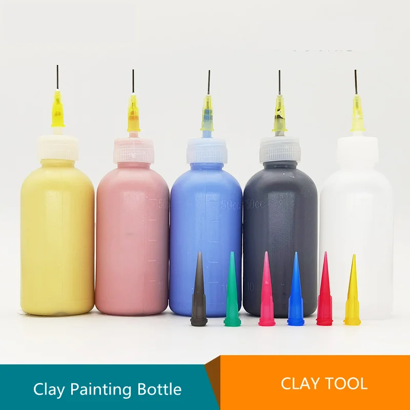 Ceramic-Art-Squeeze-Clay-Painting-Bottle-Multi-needle-Point-Line ...
