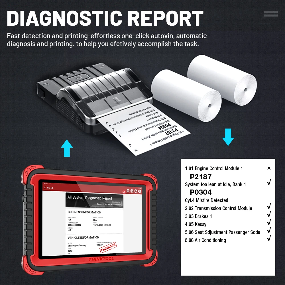 Thinkcar Thinktool Pros Plus OBD2 10 Inch Online Programming Diagnostic ...