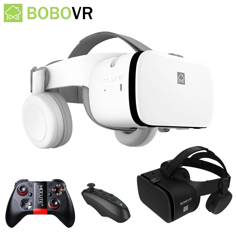 Bobo Bobovr Z6 Bluetooth Casque Helmet 3d Vr Glasses Virtual Reality Headset For Smartphone ...