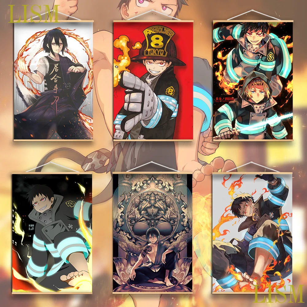 Enen no Shouboutai Wall Art Anime Premium Art Print Fire Force Poster ...