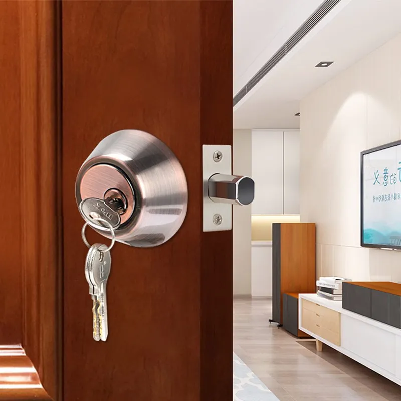 Double-Cylinder-Door-Lock-Stainless-Steel-Security-Anti-Theft-Door-Bolt ...