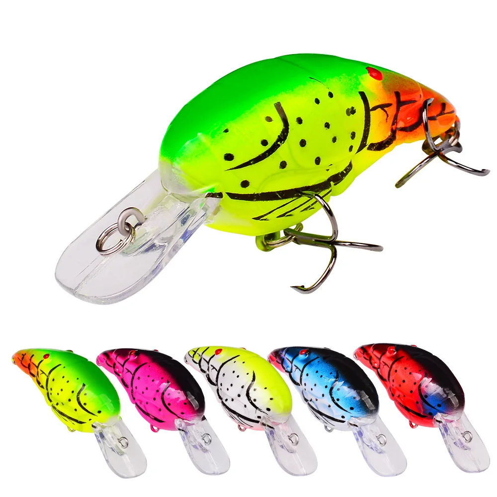 Crankbait Little Fatty Fishing Lures 72mm 11.3g Wobblers Floating Ocean ...