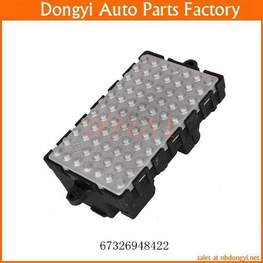 Auto Blower Motor Resistor Fan Controller 67326948422|Heater Parts ...