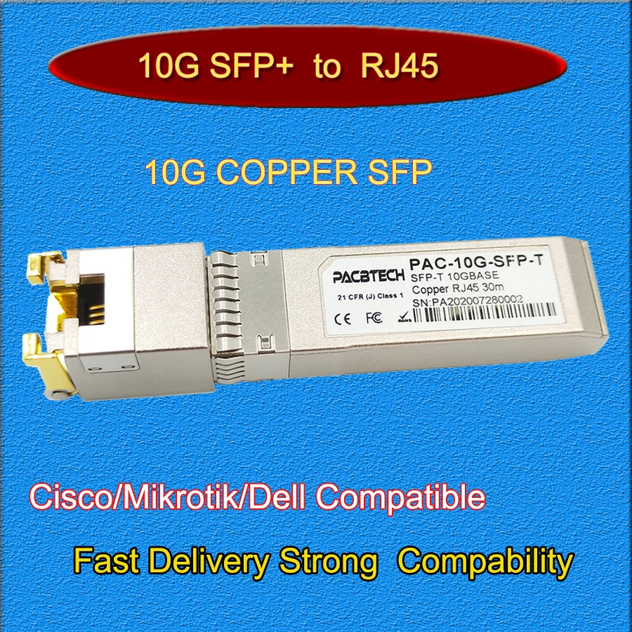 10G-SFP-to-RJ45-Copper-Module-10gb-SFP-RJ45-Module-SFP-SFP-T-10GBase-T ...