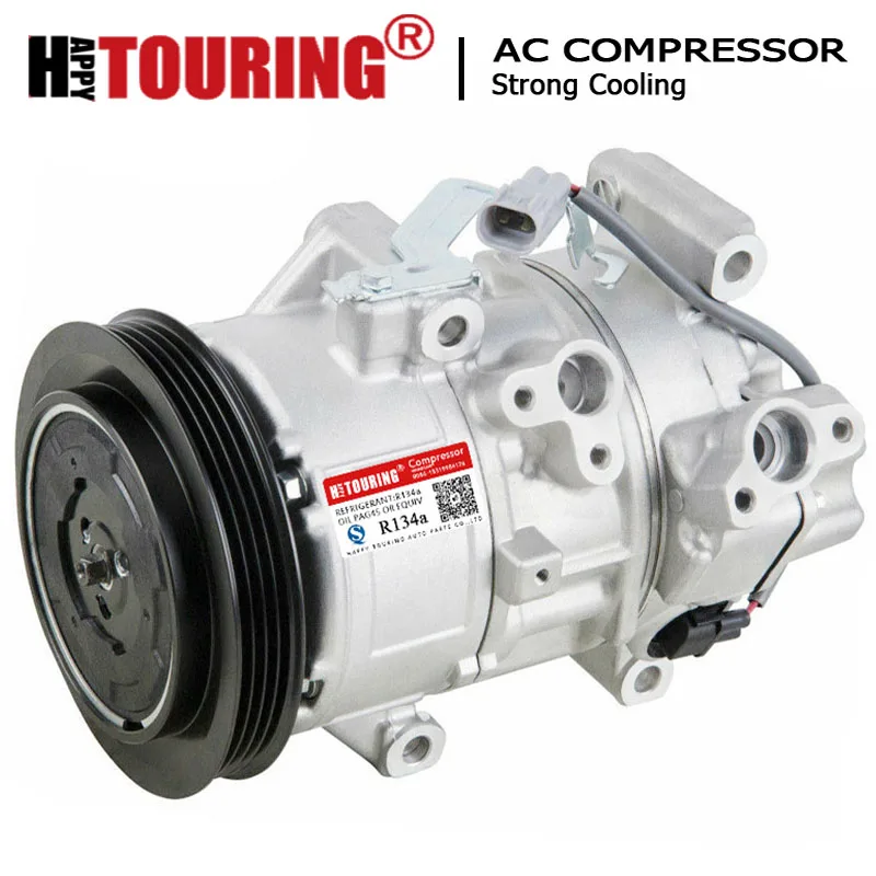AC Compressor For Toyota Yaris L4 1.5L 2007 2008 2009 2010 2011 2012 ...