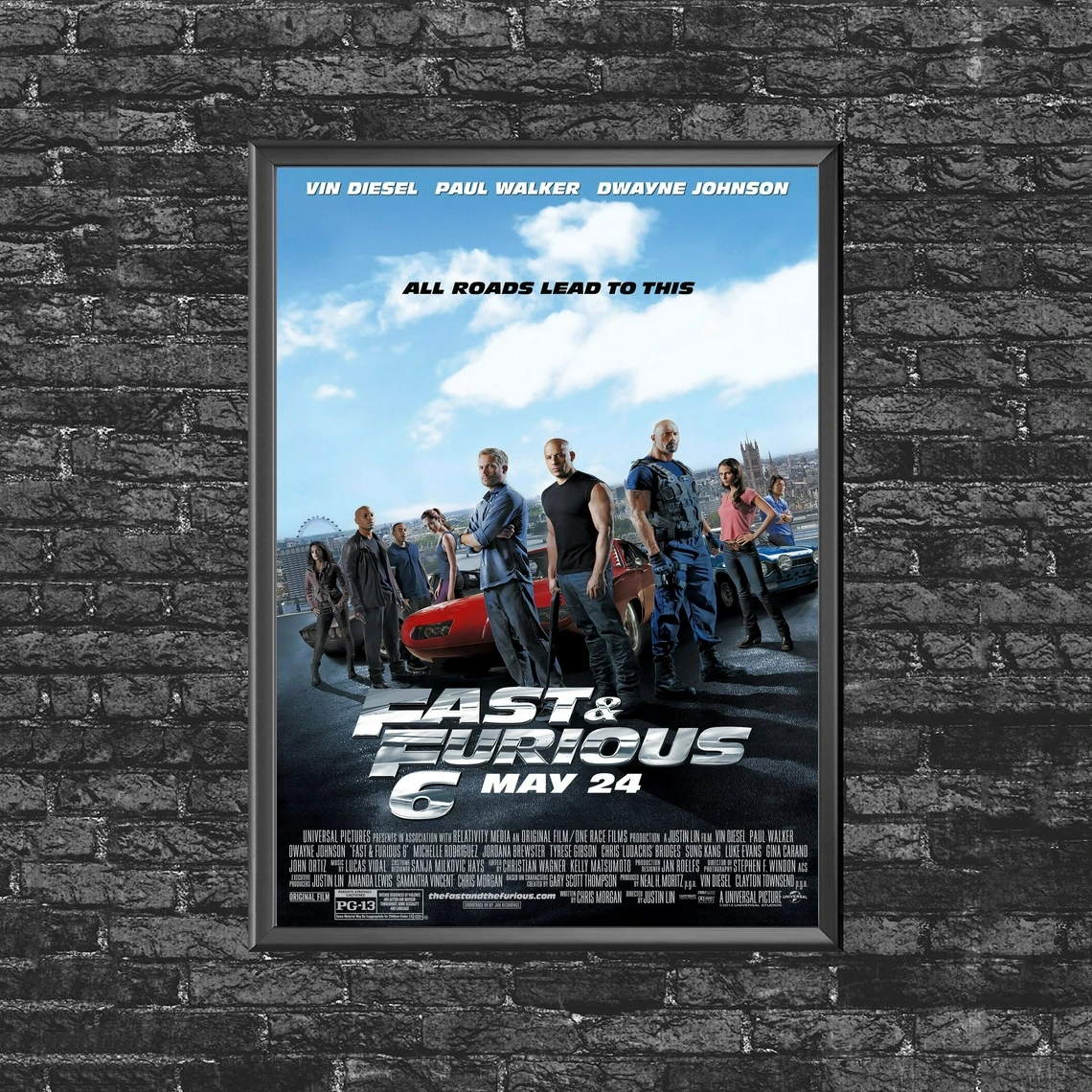Fast And The Furious 6 Movie Poster